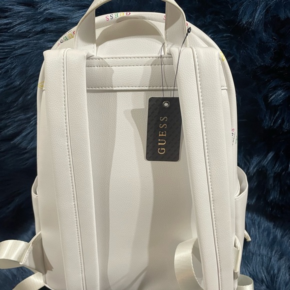 Guess | Bags | Guess Multicolored Monogram Backpack | Poshmark